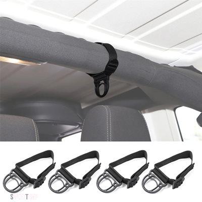 ジープ ロールバーコートハンガーフックキット ラングラーアンリミテッド CJ YJ LJ TJ JK JKU JL JLU 4XE ...