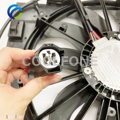 ジャガー XF X250 XJ XKR用モーター付き電動冷却ラジエーターファン C2D24144 C2P17030 C2D38737 ...