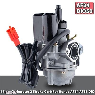 17 MMキャブレター 2 ストロークエンジンホンダ AF34 AF35 JULIO50 LEAD50 50CC DIO50 ZX50 AF 34 35 DIO ZX 50 ...