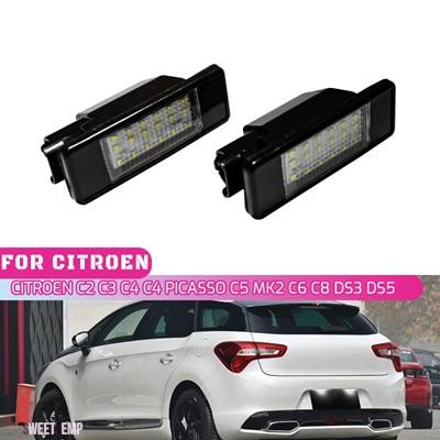 プジョー 2X 106 207 307 308 406 407 508 シトロエン C3 C4 C5 C6 C8 18LED SMD ...