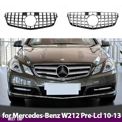 【互換品】 メルセデス ベンツ ブラック車フロントバンパーキドニーグリルグリル E クラス W212 フェイスリフト前 E250 E300 E350 E500 2009-2012 ...