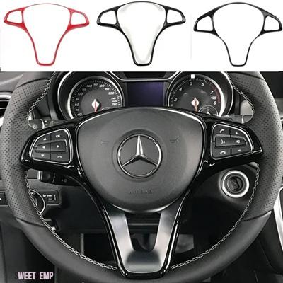 メルセデス ベンツ A B C E GLA GLC CLA GLE GLS クラス W246 W205 W213 X253 X156 ステアリングホイールカバー装飾トリム : sweetemp ...