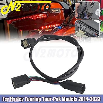 ハーレー 6 ピンプラグメスコネクタ延長コードバイククイックディスコネクト配線ハーネス ツーリングツアーパックモデル 2014-23 ...
