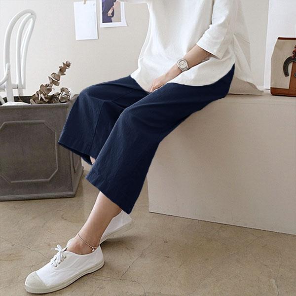 パンツ ボトムス レディース 春 夏 おしゃれ ゆったり 涼しい 7分丈