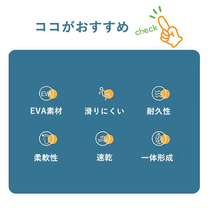 Inbloom（日用品） ベランダスリッパ 水洗い 軽量 速乾 サンダル レディース メンズ シャワーサンダル ルームシューズ [郵3 ...