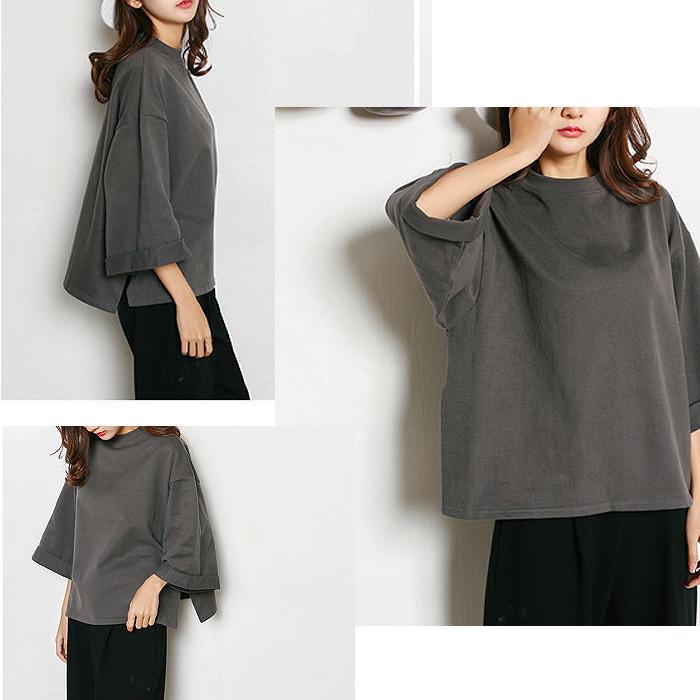 tシャツ カットソー レディース 5分袖 7分袖 春 夏 クルーネック 無地 Tシャツ トップス (ゆうパケット送料無料)[郵1]^t711^ : t711 : Inbloom - 通販 ...