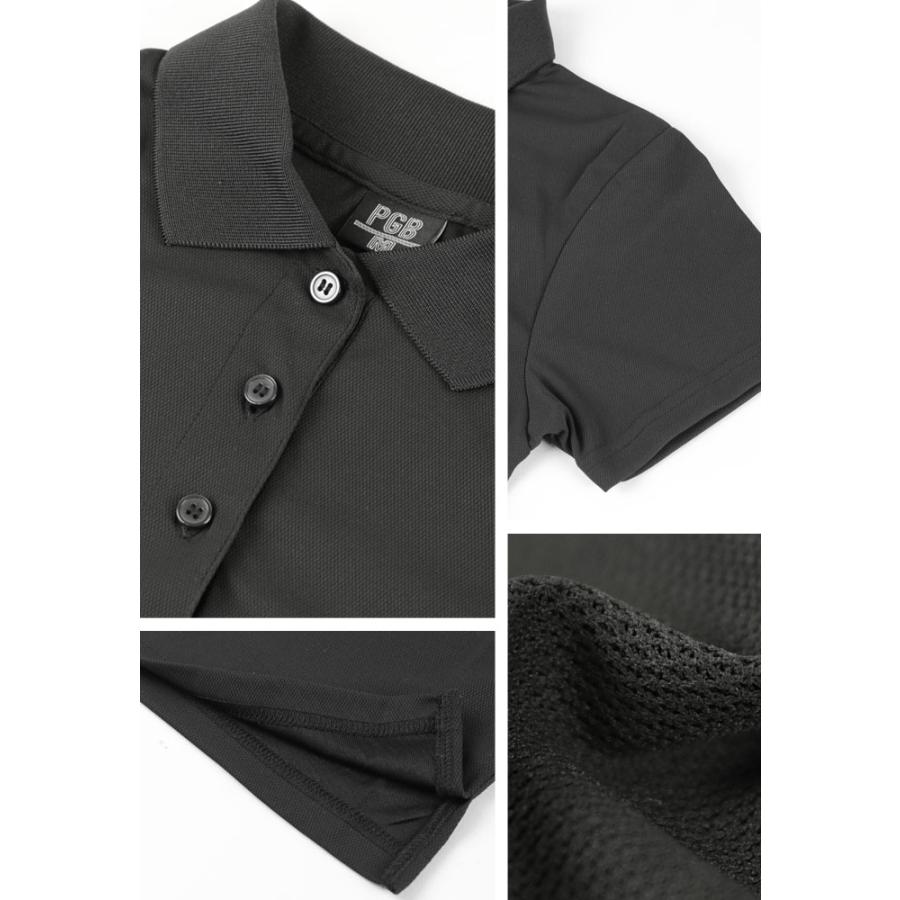 半袖ポロシャツ PGB 10109 レディース 汗染み防止 シャツ トップス 脇汗 汗染み 汗 冷感 速乾 吸汗速乾 消臭 紫外線カット UVカット : スポーツのグラスホッパー - 通販 ...