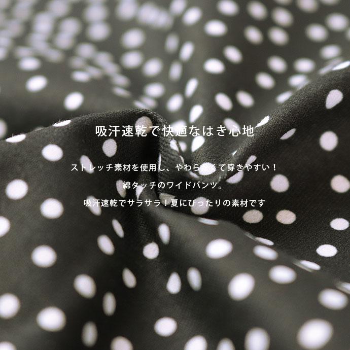 ワイドパンツ PGB 10112 レディース 綿タッチ ストレッチ 8分丈 ズボン パンツ ウエストゴム ストレッチパンツ 寝巻き ナイトウエア 吸汗速乾 部屋着 : スポーツのグラスホッパー ...