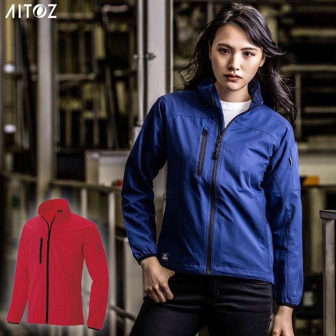 アイトス AITOZ 長袖ブルゾン（男女兼用）ユニセックス 10333 009.レッド : スイムクラブ グラスホッパー - 通販 - Yahoo!ショッピング