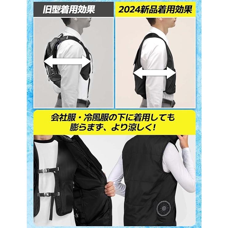 水冷ベスト\新作超大冷却面・即日出荷／ 空調水冷服 10枚保冷剤付き フリーサイズ 超薄型 ひんやり冷感 熱中症対策 アウトドア用 作業服 水冷ウェア :SMF-2024:SXS商社 - 通販 ...