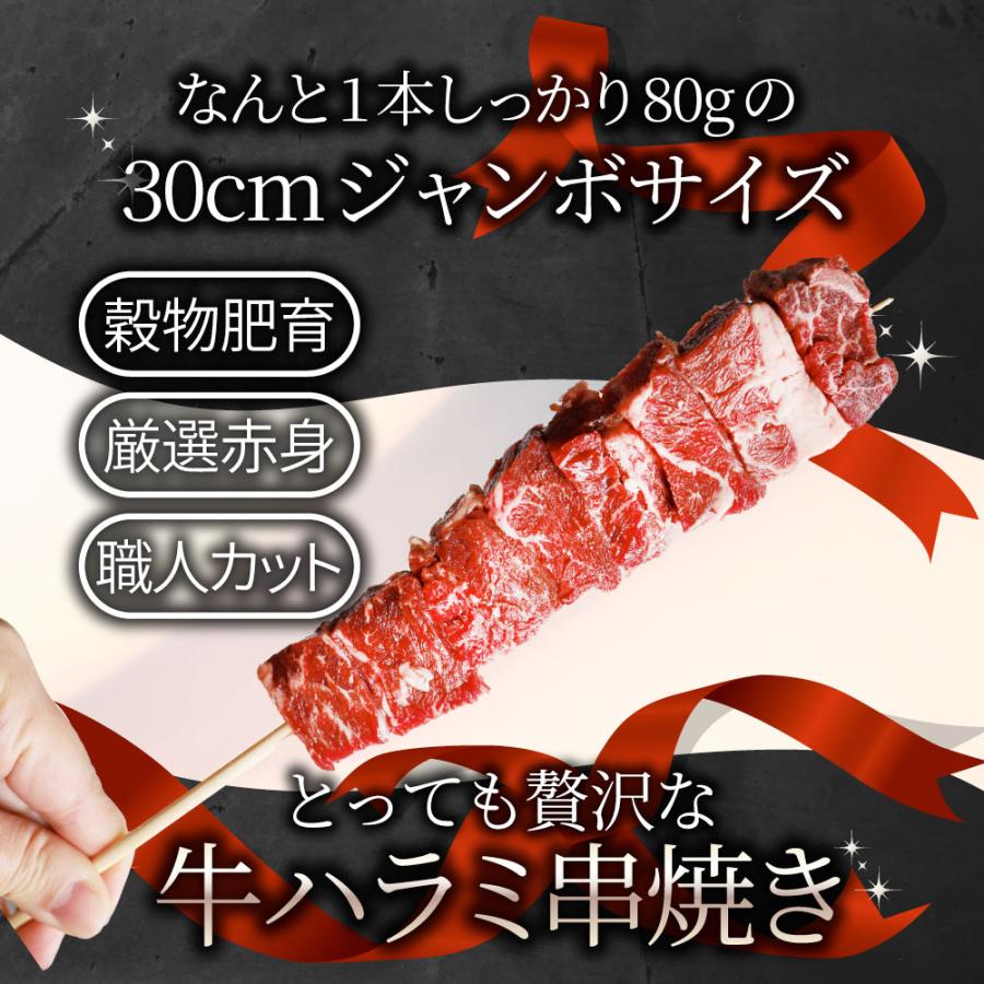 牛ハラミ串 40本セット (合計1.6kg×2) 牛串 肉 牛 ハラミ 学園祭 屋台 業務用 串焼き BBQ バーベキュー キャンプ 冷凍 : お肉のしゃぶまる - 通販 - Yahoo!ショッピング