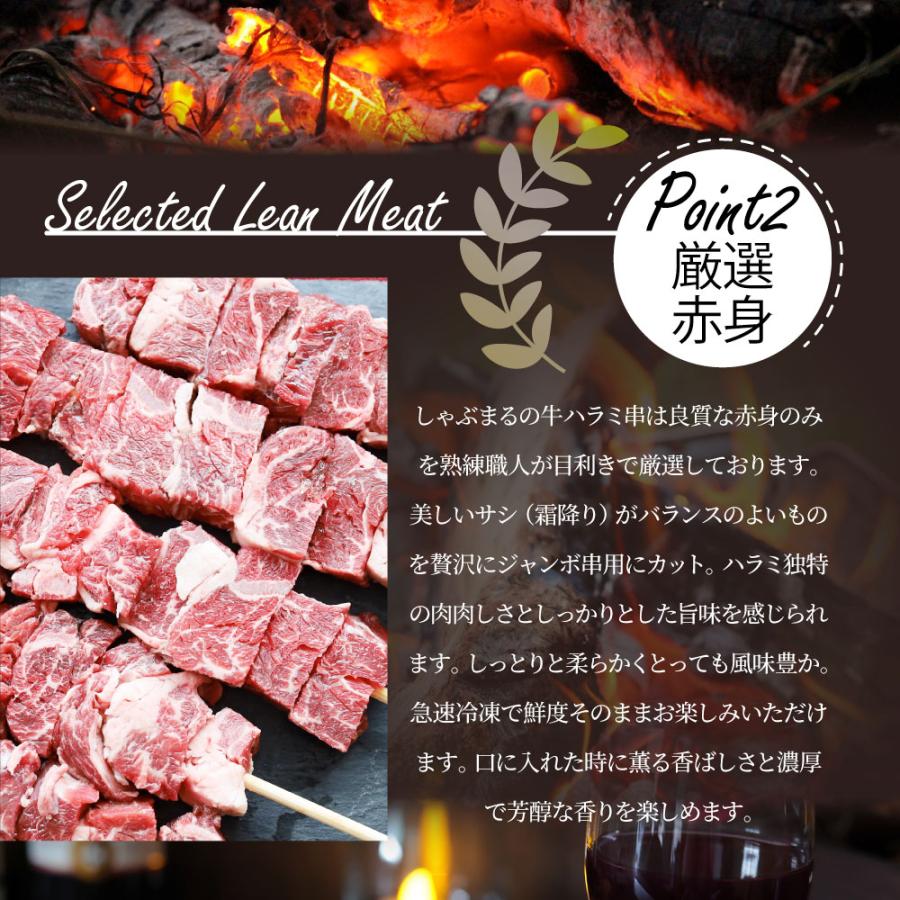 牛ハラミ串 40本セット (合計1.6kg×2) 牛串 肉 牛 ハラミ 学園祭 屋台 業務用 串焼き BBQ バーベキュー キャンプ 冷凍 : お肉のしゃぶまる - 通販 - Yahoo!ショッピング