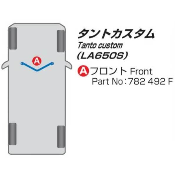 クスコ CUSCO パワーブレース フロント タント/タントカスタム LA650S 2WD 660/660ccT 2019.7〜 782-492-F : 車楽院 Yahoo!ショッピング店 ...