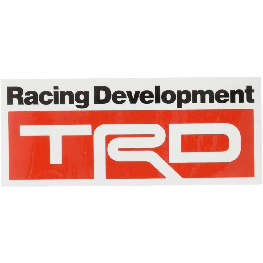 TRD 【メール便にて一律送料無料】TOYOTA純正品 TRDステッカーBタイプ B-2 TRD トヨタ sticker : 車 遊 人 ...
