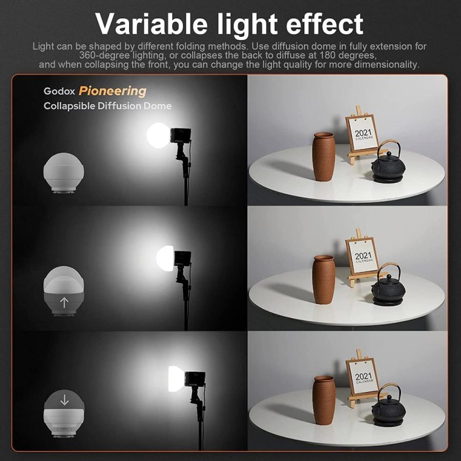 GODOX 日本正規代理店品 ML-CD15ディフュージョンドームキット アダプター3個付き : 動画・撮影機材専門店 SYH SHOP - 通販 - Yahoo!ショッピング