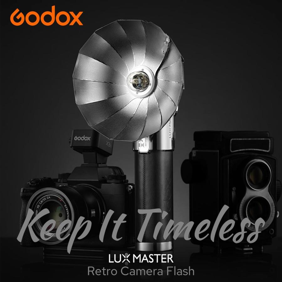 GODOX 正規代理店品 Lux Master レトロカメラフラッシュ TTL対応 2.4GワイヤレスXシステム内蔵 Canon Nikon Fuji Olympus Sony Leica ...