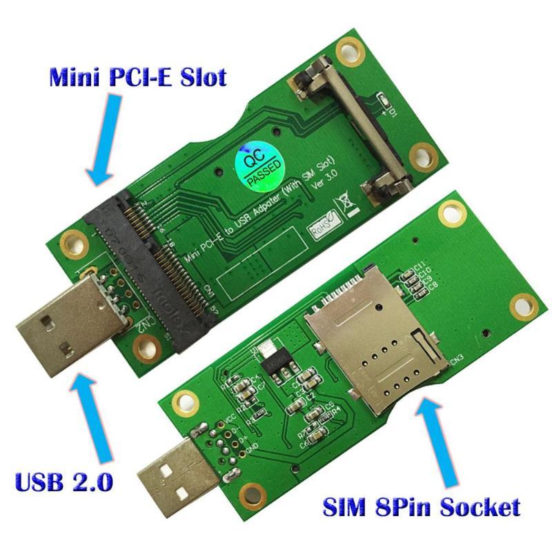 mini PCI-E → USB 変換アダプター SIMカードスロット付き WWAN/LTEモジュール対応 : Synergy - 通販 - Yahoo!ショッピング