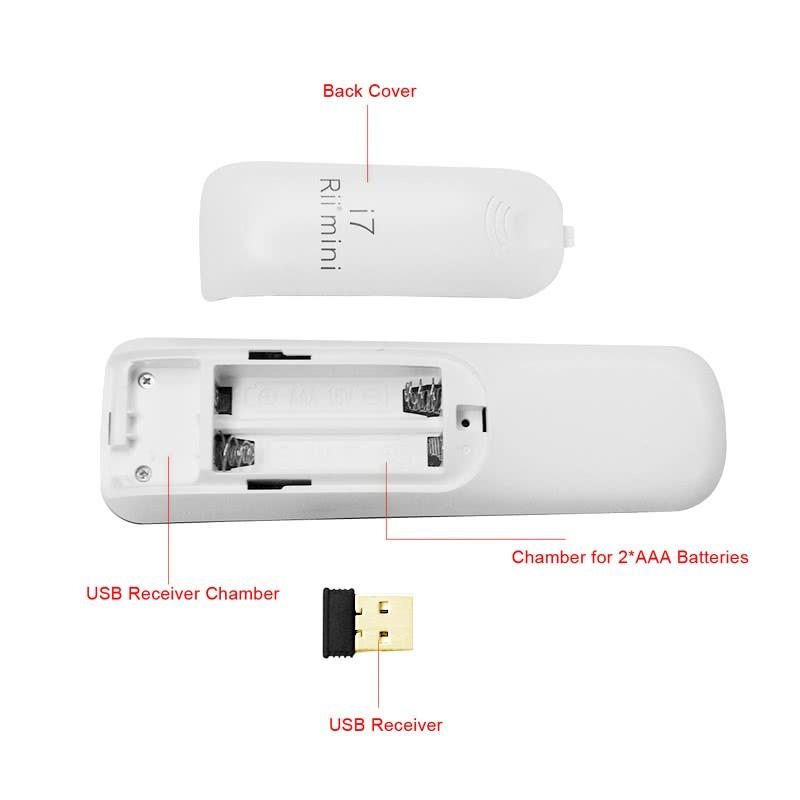 Rii Mini i7 2.4Gミニワイヤレスエアマウス・リモコン（TVボックス・PC・ラップトップ・ミニPC用） : Synergy ...