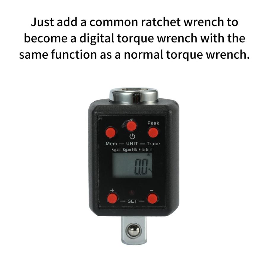 高精度 デジタルディスプレイ 電子トルクメーター 6-600Nm 3/4 インチ :E4850-5:Synergy - 通販 - Yahoo!ショッピング