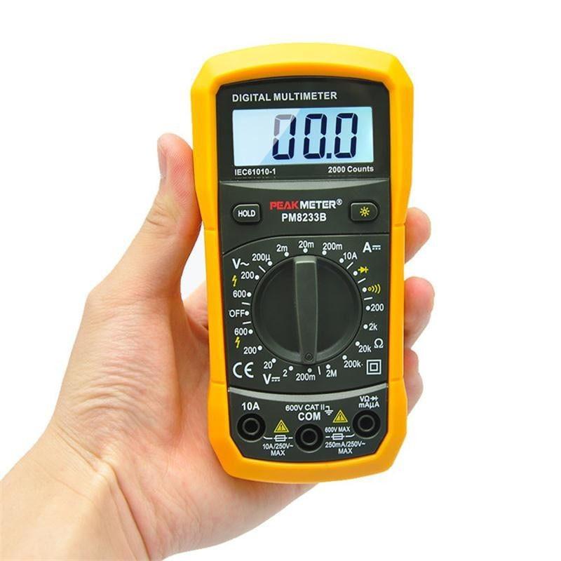 PEAKMETER MS8233B ポケットサイズ デジタルマルチメーター（AC/DC 電圧 / DC 電流 抵抗テスター） : Synergy - 通販 - Yahoo!ショッピング