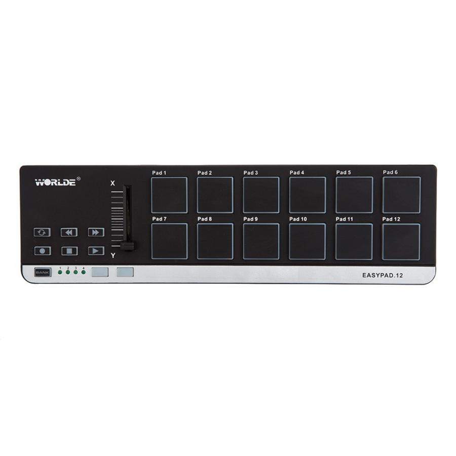 Worlde EasyControl.12 USB ドラムパッド MIDI コントローラー : Synergy - 通販 - Yahoo!ショッピング