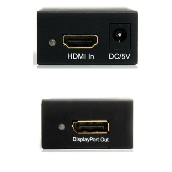 StarTech.com HDMI/DVI - DisplayPortアクティブコンバーター HDMI入力 DP/ディスプレイポート出力変換 ...