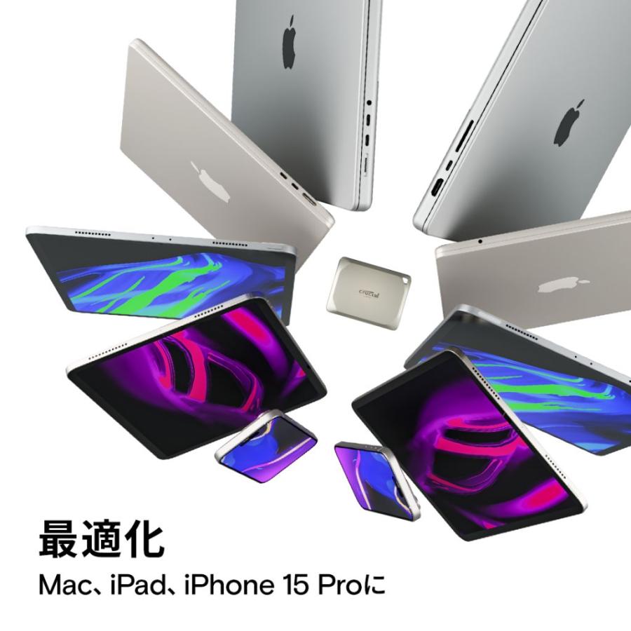 crucial Crucial X9 Pro for Mac対応 1TB Portable SSD crucial Crucial X9 Pro for Mac対応 1TB Portable SSD