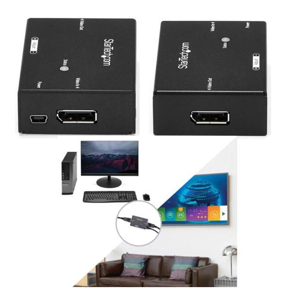 StarTech.com DisplayPort ブースター ディスプレイポート モニタ延長器 DPリピーター 4K(60Hz ...
