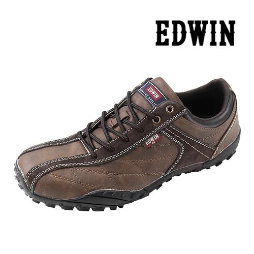 EDWIN スニーカー メンズ エドウィン 靴 カジュアルシューズ ローカット シューズ レースアップ 紐 おしゃれ 軽量 男性 父の日 送料無料 EDM-6100 茶色 ブラウン : 暑寒岳 ...