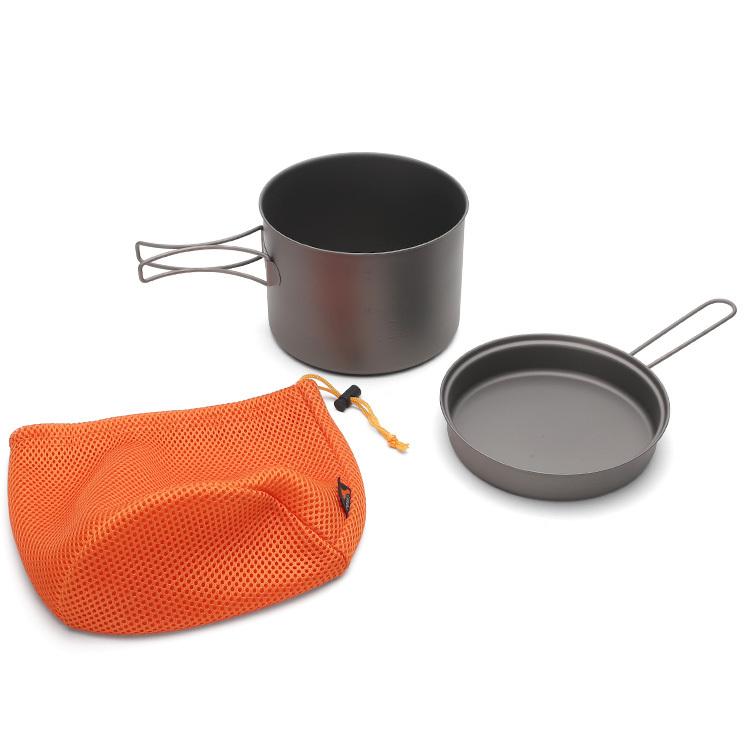 TOAKS トークス ポット＋フライパンセット 1600ml CKW-1600 フライパン ポット アウトドア Cook Set 食器 ギフト ...
