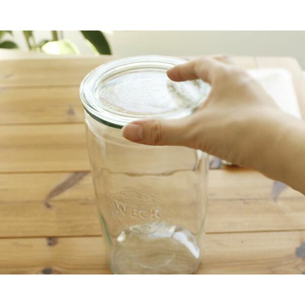 WECK ウェック ストレートシェイプ WE974 ガラスキャニスター1550ml 直径Lサイズ 6個セット 耐熱 電子レンジ対応 おしゃれ ギフト プレゼント 贈り物 セール : 食器日和 ...