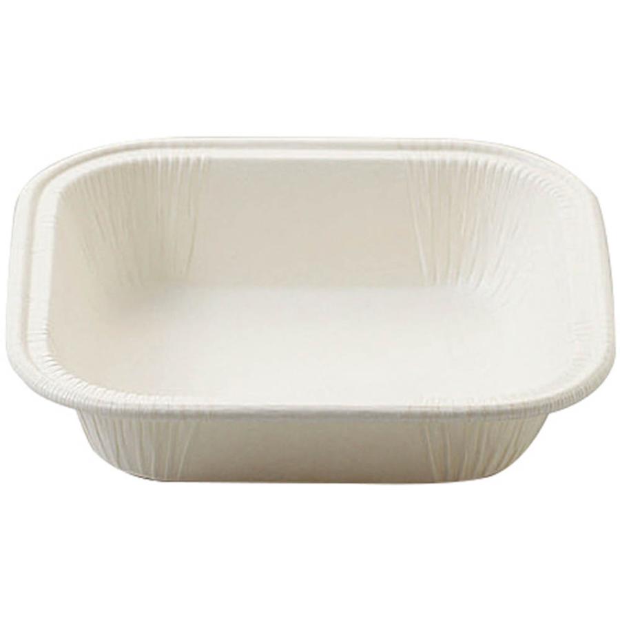 業務用 紙容器 本体のみ EC-FK11 112×112×25mm 容量190mL 1袋(100枚入) Y002406 : 食彩ネットドライ便 - 通販 - Yahoo!ショッピング