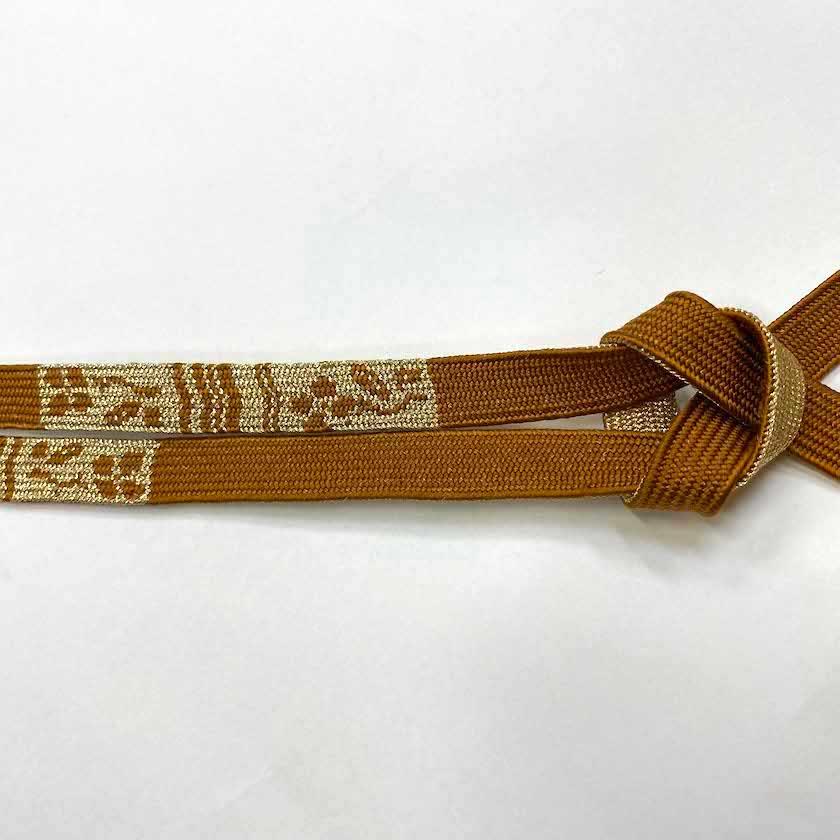 新品 帯締め 帯〆 小紋 紬 訪問着 振袖 普段着用 礼装用 正絹 絹100％ 和装小物 茶色 1270 :12700126:祥美苑 ...