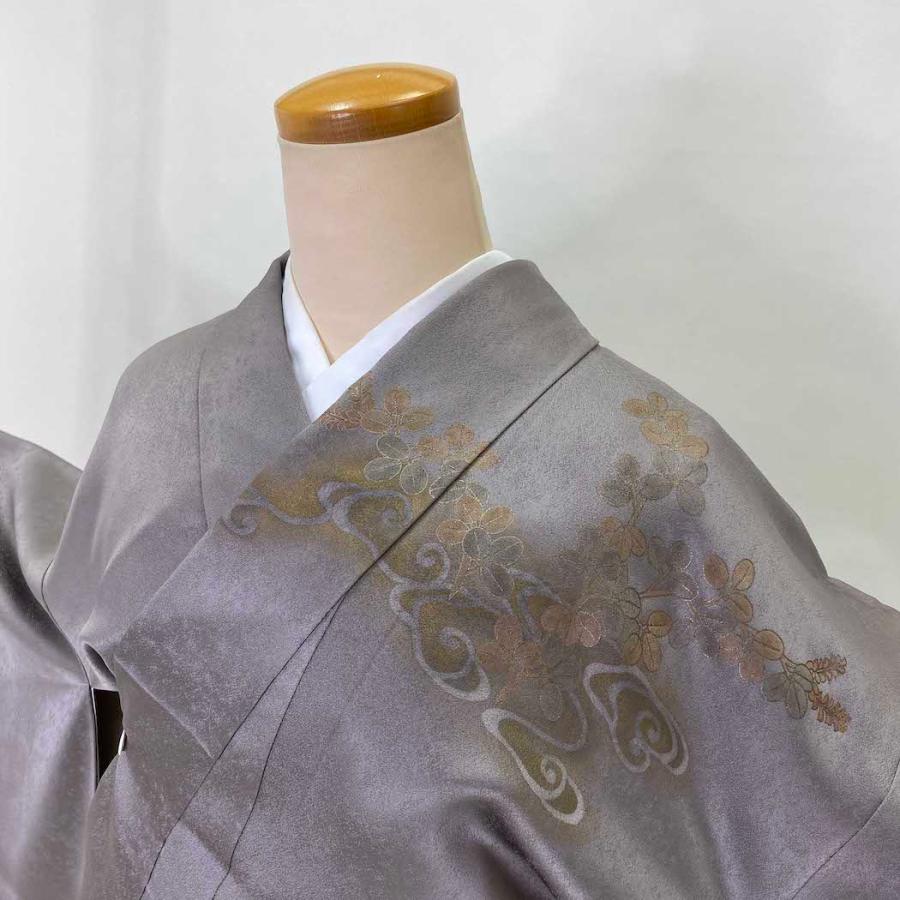 訪問着 中古 卒業式 結婚式 古典柄 花柄 グレー 裄丈64.5cm 身丈160cm 礼装 1385 : 祥美苑ハートランド - 通販 - Yahoo!ショッピング