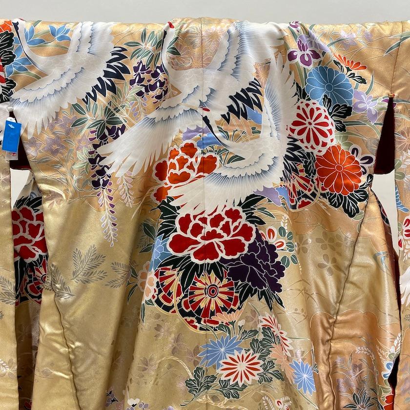 色打掛 金 撮影用 結婚式 花嫁衣装 打掛 裄66m 身丈190cm 美品 Mサイズ 1713 : 祥美苑ハートランド - 通販 - Yahoo!ショッピング