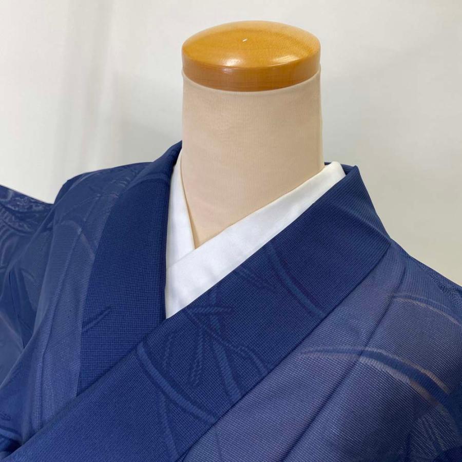 小紋 絽 夏用 洗える着物 夏物 花柄 お洒落着 普段着 ポリエステル 裄64cm 身丈157cm S サイズ 2570 : 祥美苑ハートランド - 通販 - Yahoo!ショッピング