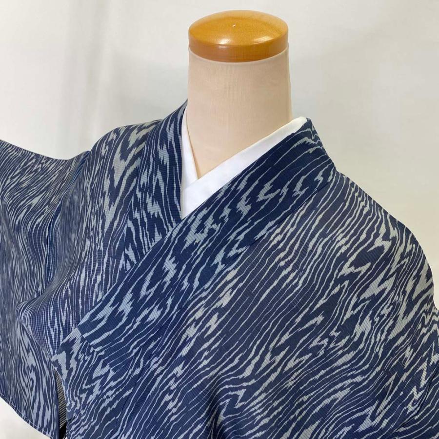 小紋 絽 夏用 正絹 夏物 花柄 お洒落着 普段着 裄64.5cm 身丈149.5cm S サイズ 2589 : 祥美苑ハートランド - 通販 - Yahoo!ショッピング