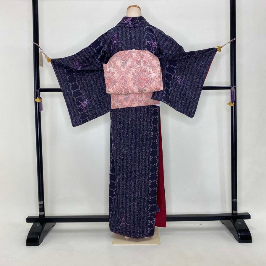 着物セット 3点セット おしゃれセット小紋 裄66cm Mサイズ リサイクル着物 安い ポリエステル 中古 普段着 洒落着 リユース 3252 : 32520123 : 祥美苑ハートランド ...