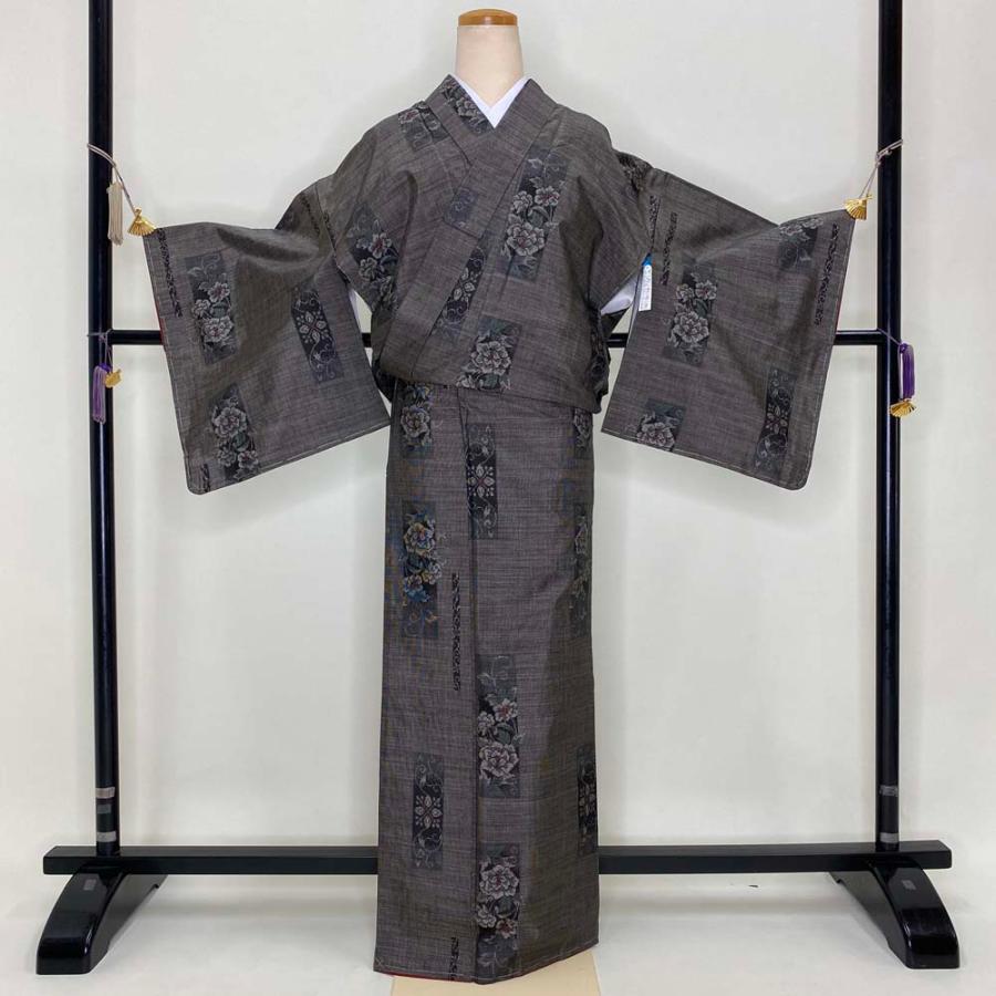 大島紬 泥大島紬 裄65.5cm 身丈163.5cm 前幅24cm 後幅29cm 9マルキ 洒落着 3296 : 祥美苑ハートランド - 通販 - Yahoo!ショッピング