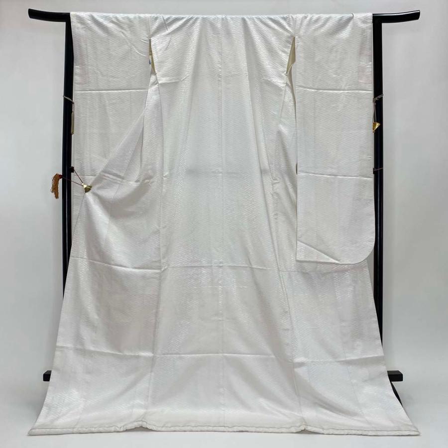 掛下 白打掛 色打掛 白 撮影用 結婚式 リサイクル ポリエステル 花嫁衣装 裄64cm 身丈186cm 美品 Mサイズ 4058 : 祥美苑ハートランド - 通販 - Yahoo!ショッピング