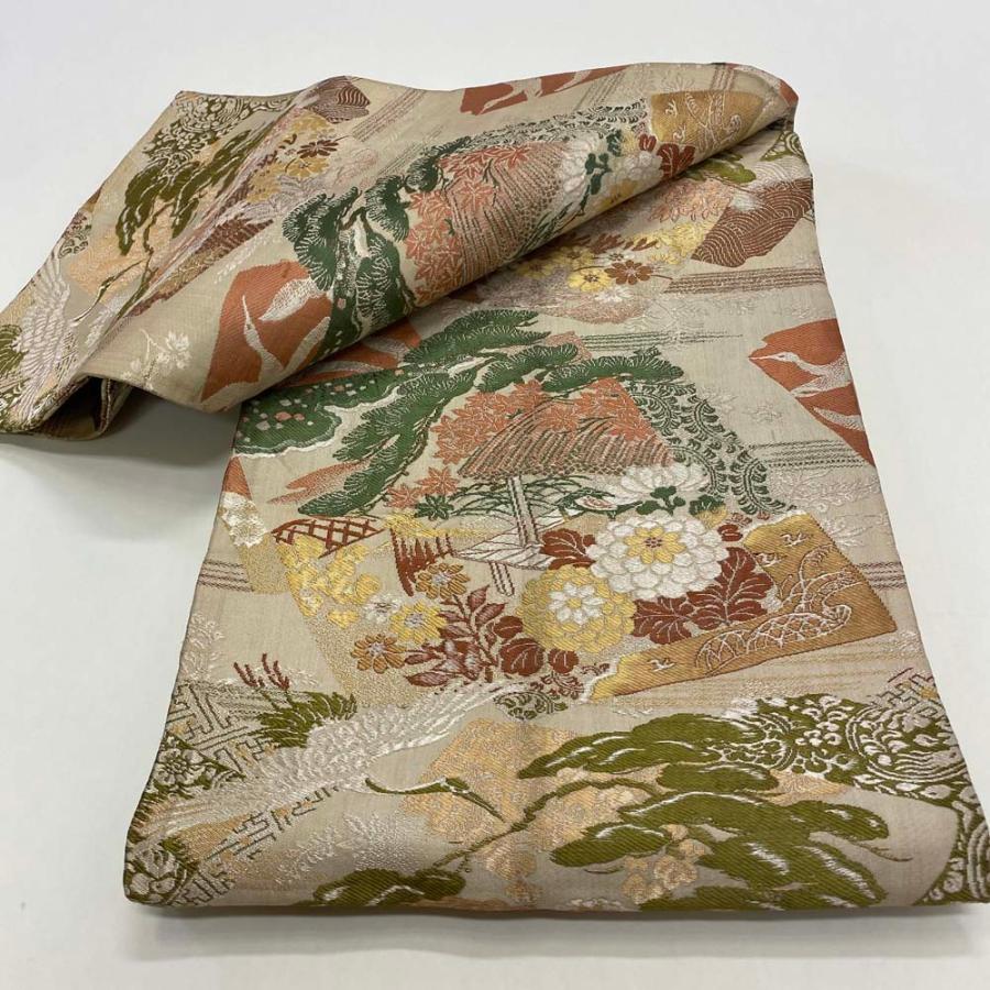 丸帯 アンティーク ヴィンテージ 全通 金帯 372cm 花嫁衣装 貸衣装 中古 リサイクル 結婚式 婚礼 着付け 舞台 きもの 着物 4105 : 祥美苑ハートランド - 通販 ...