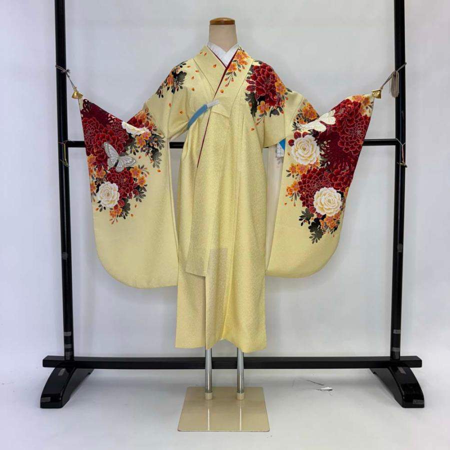 二尺袖 単品 卒業式着物 黄色 MERCURYDUO 裄69cm LLサイズ 袴用着物 化繊 中古 4553 : 祥美苑ハートランド - 通販 - Yahoo!ショッピング