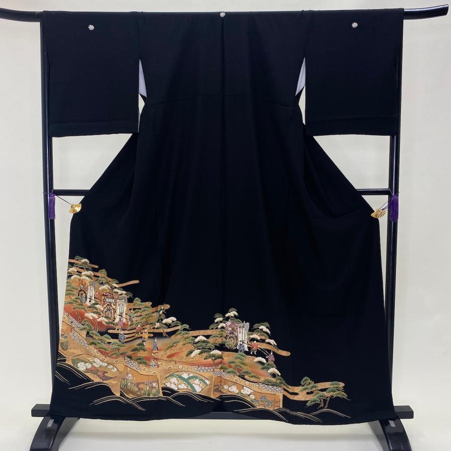 リサイクル着物 リメイク 黒留袖 練習用 紋付 生地 材料 正絹 素材 G169 :G169:祥美苑ハートランド - 通販 - Yahoo!ショッピング