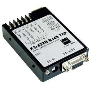 KS-422N-RJ45-T6P RS232C⇔RS422変換ユニット(ACアダプタ仕様) : システムサコム工業 ヤフー店 - 通販 - Yahoo!ショッピング