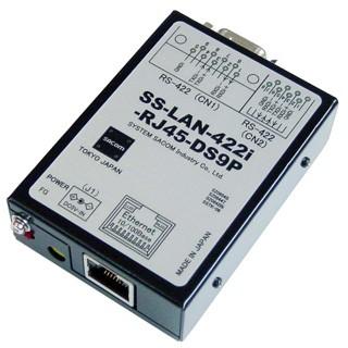 SS-LAN-422i-RJ45-DS9P LAN(Ethernet)⇔RS422変換ユニット【絶縁仕様】(ACアダプタ仕様) : ss-lan-422i-rj45-ds9p : システムサコ ...