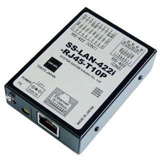 SS-LAN-422i-RJ45-T10P LAN(Ethernet)⇔RS422変換ユニット【絶縁仕様】(ACアダプタ仕様) : システムサコム工業 ヤフー店 - 通販 - Yahoo!ショッピング