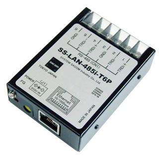 SS-LAN-485i-T6P LAN(Ethernet)⇔RS485変換ユニット【絶縁仕様】(ACアダプタ仕様) : システムサコム工業 ヤフー店 - 通販 - Yahoo!ショッピング
