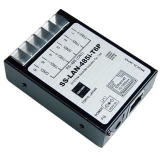 SS-LAN-485i-T6P LAN(Ethernet)⇔RS485変換ユニット【絶縁仕様】(ACアダプタ仕様) : システムサコム工業 ヤフー店 - 通販 - Yahoo!ショッピング