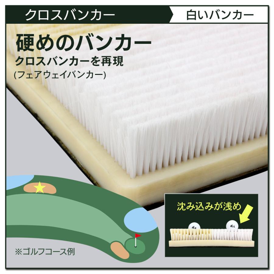 Golf Style ゴルフマット バンカーマット 2WAY バンカー 練習 マット ゴルフ ショットマット 室内 屋外 練習用 業務用 シミュレーション Sand Bunker 30× ...