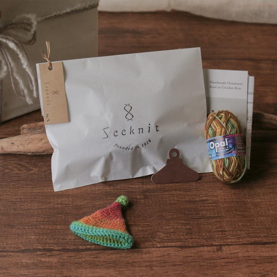 【針なし】Seeknit Ornament Kit かぎあみ針でつくるミニニット帽キット 【ネコポス不可・レターパックは1箱まで】 編み物 初心者 : 竹あみ針と手芸用品のお店 趣芸 - 通販 ...